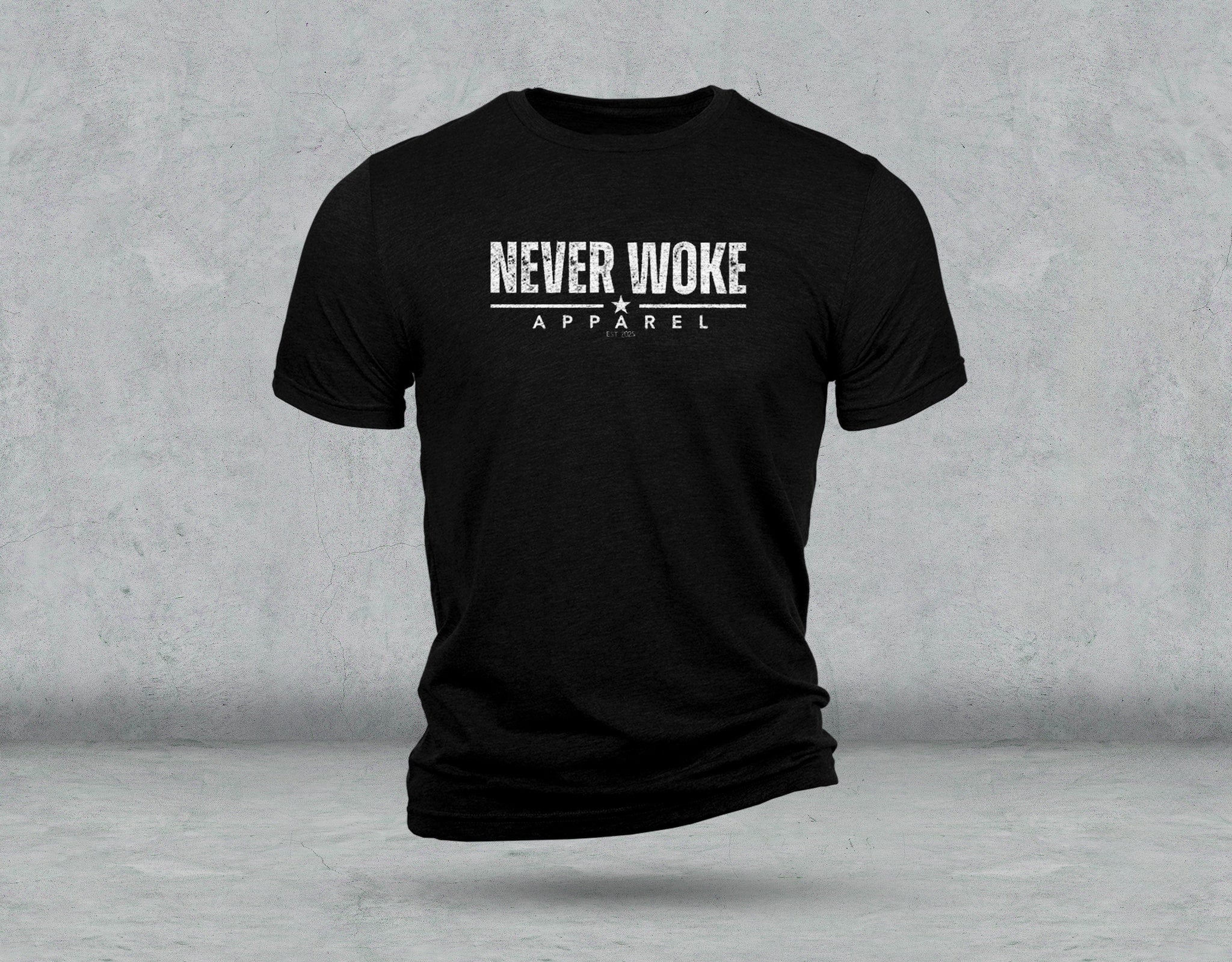 Never Woke Logo